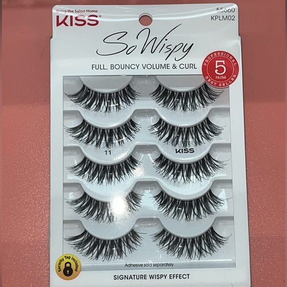 Kiss | Makeup | Kiss So Wispy Eyelashes Bold Black | Poshmark